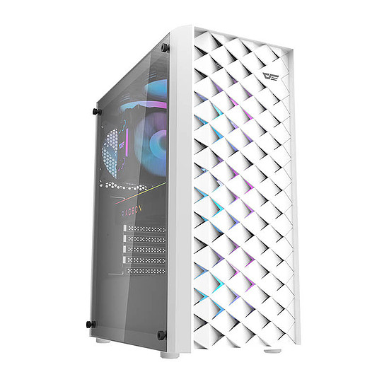 Gépház Darkflash DK351 4 ventilátorral, fehér (DK351 White)