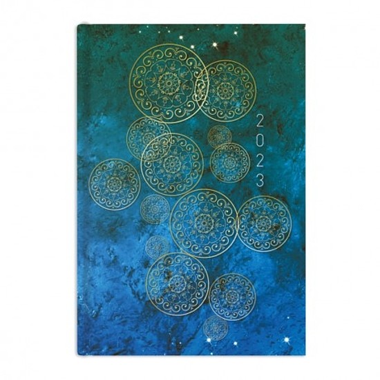 TopTimer Joy határidőnapló B6 heti fehér lap színes mintás papírborító ...