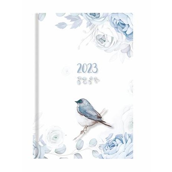 TopTimer Joy határidőnapló B6 heti fehér lap színes mintás papírborító ...