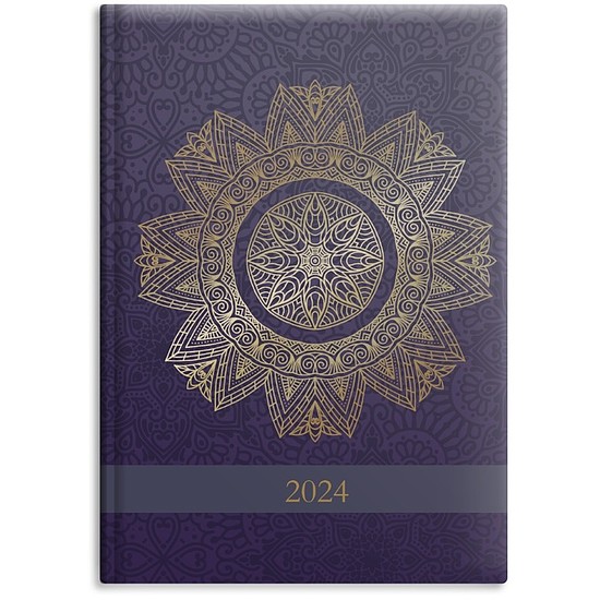 TopTimer Joy határidőnapló B6 heti fehér lap színes mintás papírborító ...